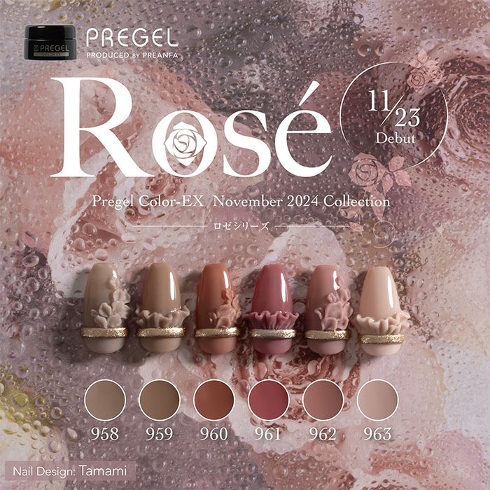 PREGEL COLOR EX ROSÉ SERIES – Nail Wonderland