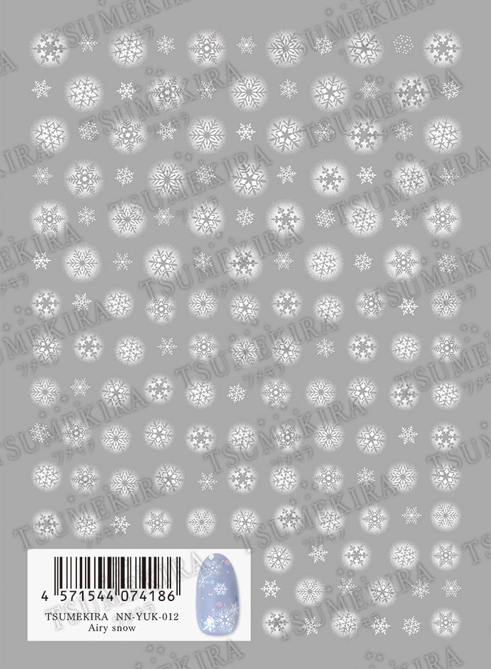 TSUMEKIRA AIRY SNOW | NN-YUK-012 – Nail Wonderland