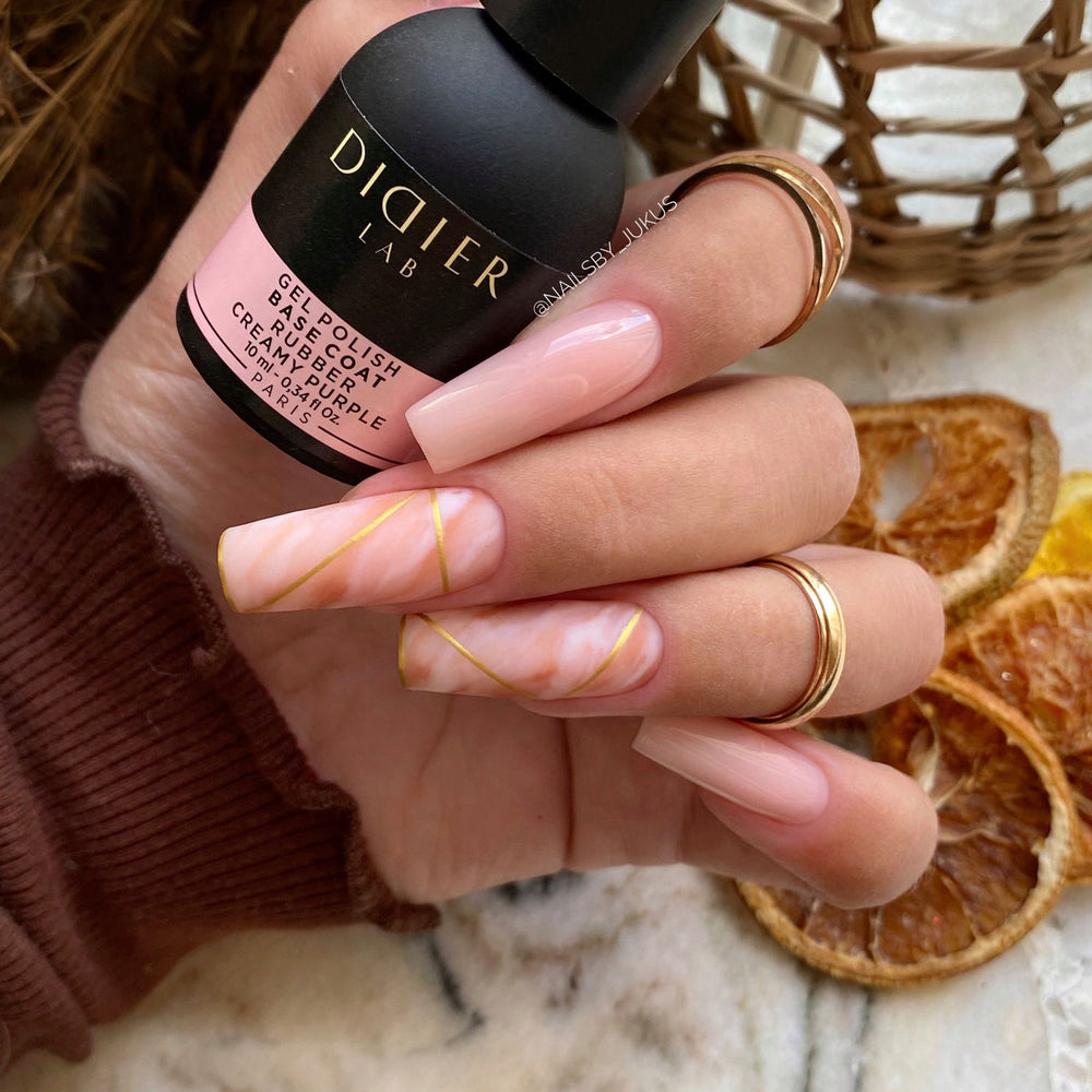 DIDIER LAB RUBBER BASE COAT - CREAMY PURPLE – Nail Wonderland